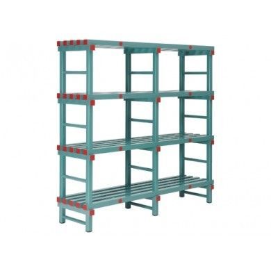 Plastic rack – 180 x 60 x H 182 cm