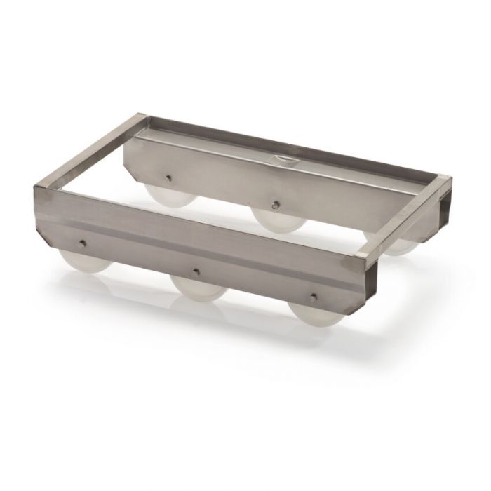 Stainless steel trolley, Fish Box 800 x 450 mm | NORAH Plastics