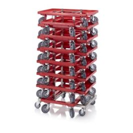 Dollie Stacker, Stainless Steel, Collecting Dollys | NORAH Plastics