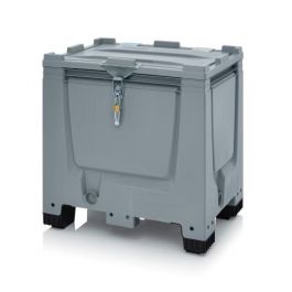 Small Pallet Boxes: Mini Pallet Box with cover and lock | Norah Plastics