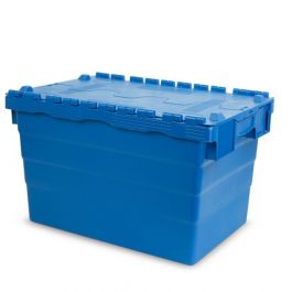 Distribution bin with lid: Moving boxes, Storage bins | NORAH Plastics