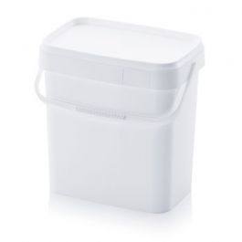 Rectangular pail with cover | NORAH Plastics